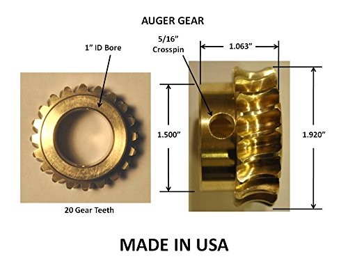 Ariens Compatible Snowblower Auger Gear and Shaft Rebuild Kit 52402600 524026 52422700 Made in USA ST824