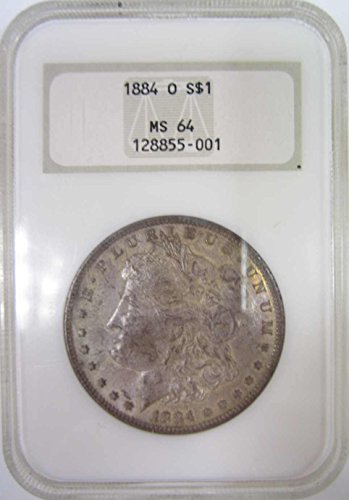 1884 O Morgan Dollar NGC MS64