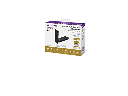 NETGEAR Certified Refurbished AC1200 Wi-Fi USB Adapter High Gain Dual Band USB 3.0 (A6210-10000R)