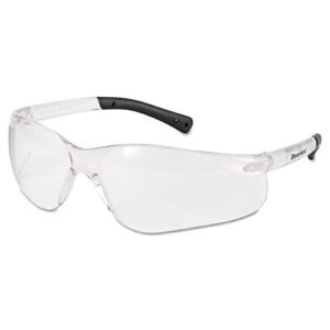 crews bk110af bearkat safety glasses clear frame w/clear anti-fog lens (12 pair)