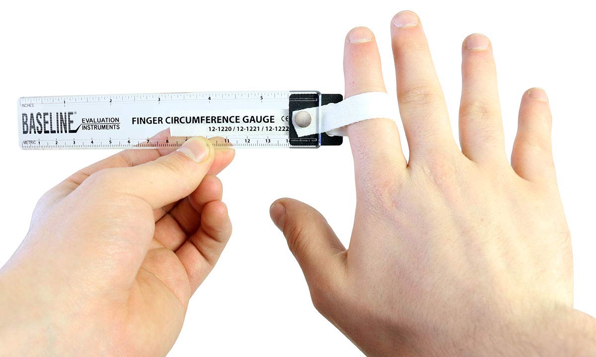 Baseline 12-1222 Finger Circumference Gauge, 6"/15 cm Maximum