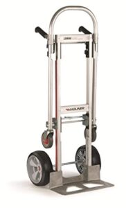 magliner gmk16uae convertible hand truck, interlocked microcellular wheels, 500 lb load capacity, 47-1/2" length x 21" width x 51" height