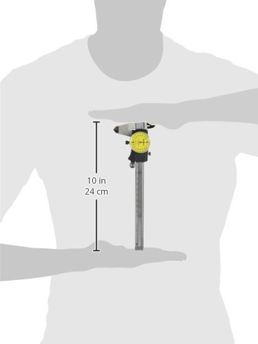 Mitutoyo 505-730 D15TX Dial Caliper, 2 mm/Rev, 0 mm-150 mm, 0.02 mm