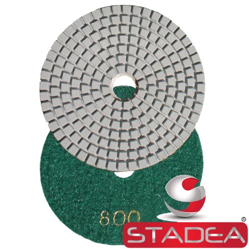 4 inch diamond concrete polishing pads - Granite Marble Stone Polishing 8 Pcs Set By STADEA