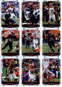 2014 topps football cards cincinnati bengals team set (18 cards): mohamed sanua.j. greendomata pekovontaze burfictjason campbellmarvin jonesgeno atkinsjermaine greshamtyler eifertteam cardbenjarvus green-ellisandy daltongiovani bernardrey maualugacarlos d