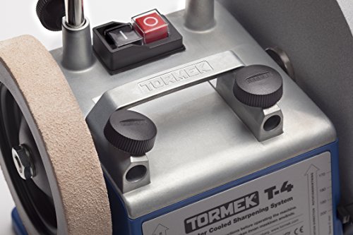 Tormek T-4 – Compact Water Cooled Sharpening System for Edge Tools – US Version – English Handbook