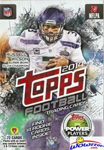 2014 topps nfl football trading cards with 72 cards including 14 rookie cards