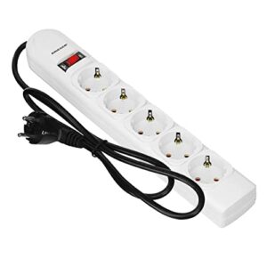 kriËger electric german-spanish surge protector model kre5 250 joules 220v, 5 outlets