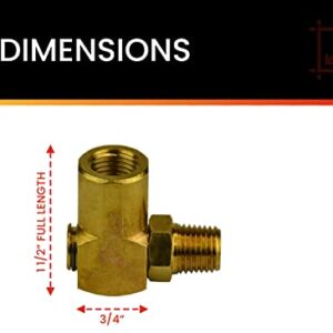 Hot Max 28085 90-degree Swivel 1/4-Inch Male NPT x 1/4-Inch Female NPT