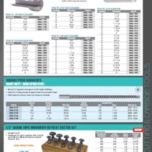 HHIP 2006-0056 30 Piece Keyway Broach Set, 1/8-3/16-1/4-5/16-3/8 Inch