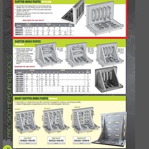 HHIP 3402-0203 6" x 5" x 4-1/2 Inch Slotted Angle Plate, Opened