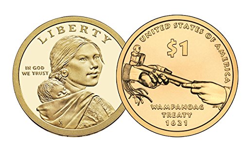 2011 P, D Native American (Sacagawea/Golden) Dollar 2 Coin Set Uncirculated