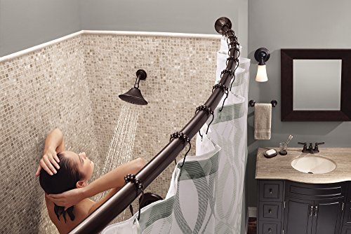 Moen CSR2172OWB Old World Bronze Tension Curved Shower rods