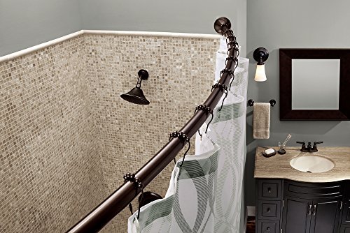 Moen CSR2172OWB Old World Bronze Tension Curved Shower rods