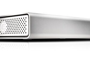 G-Technology 4TB G-DRIVE USB 3.0 Desktop External Hard Drive, Silver - Compact, High-Performance Storage - 0G03594-1