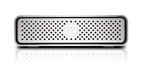 G-Technology 4TB G-DRIVE USB 3.0 Desktop External Hard Drive, Silver - Compact, High-Performance Storage - 0G03594-1