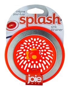 msc international - 77019 msc international joie splash kitchen sink strainer basket, fish, orange