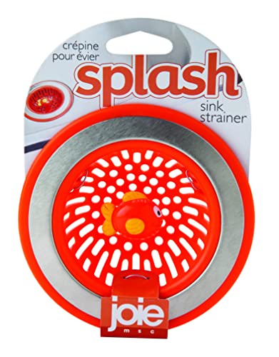 MSC International - 77019 MSC International Joie Splash Kitchen Sink Strainer Basket, Fish, Orange