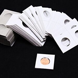 100 PREMIUM MYLAR 1.5" x 1.5" PENNY COIN HOLDER FLIPS