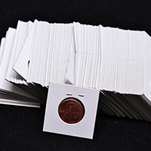 100 PREMIUM MYLAR 1.5" x 1.5" PENNY COIN HOLDER FLIPS