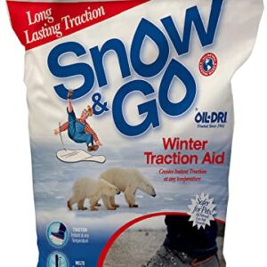 Oil Dri L93010 Snow & Go Traction Aid, 10 lb Jug