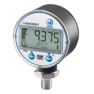 ashcroft 6833401 digital vacuum gauge w/ backlight, 0-30"hg