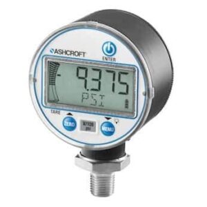 ashcroft digital compound gauge w/backlight, 30"hg-100 psi