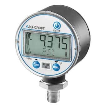 Ashcroft Digital Compound Gauge w/Backlight, 30"Hg-100 psi