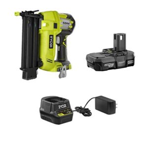 Ryobi P854 ONE Plus 18V Cordless Lithium-Ion 2 in. Brad Nailer Kit (Battery & Charger included)