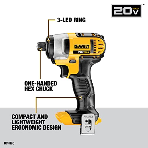 DEWALT 20V MAX Combo Kit, Compact 4-Tool (DCK421D2)