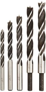 bosch b14616 5-piece brad point drill bit set