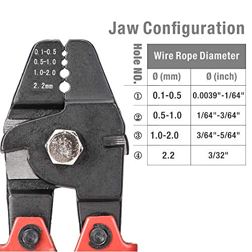 iCrimp Wire Rope Swager for Crimping Fishing Lines Up To 2.2mm