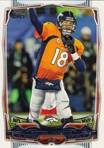 peyton manning 2014 topps nfl football series mint nfl mvp card 174 peyton manning m (mint)