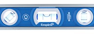 Empire EM81.9 True Blue 9-Inch Heavy Duty Magnetic Aluminum Torpedo Level and 2990 Magnum Fat Boy 7-Inch Aluminum Rafter Square Combo Kit