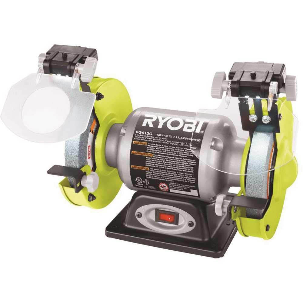 RYOBI GIDDS2-3554576 6" 2.1 Amp Grinder With Led Lights