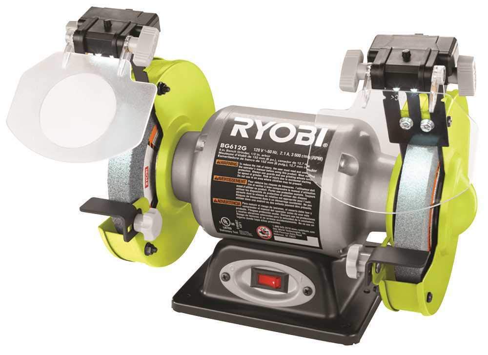 RYOBI GIDDS2-3554576 6" 2.1 Amp Grinder With Led Lights