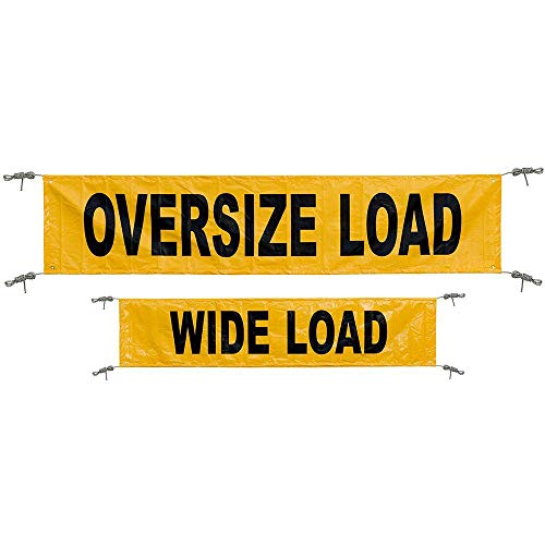 Keeper - 18" x 84" Reversible Oversize/Wide Load Banner with Grommets