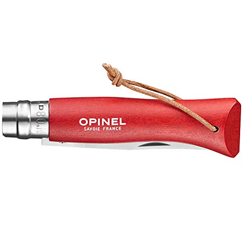 Opinel No 8 Red W/Sheath