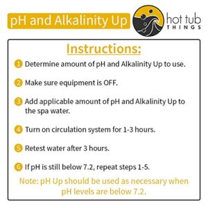 Hot Tub Things pH up and Alkalinity Up 2 Pounds - Protects Your Spa with pH Plus and Alkalinity Increaser for Hot Tub, Pool, and Swimming Pool Spa.