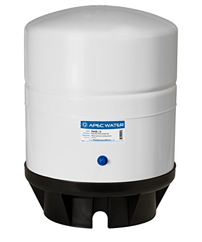 APEC Water Systems TANK-14 14 Gallon Pre-pressurized Reverse Osmosis Water Storage Tank, White