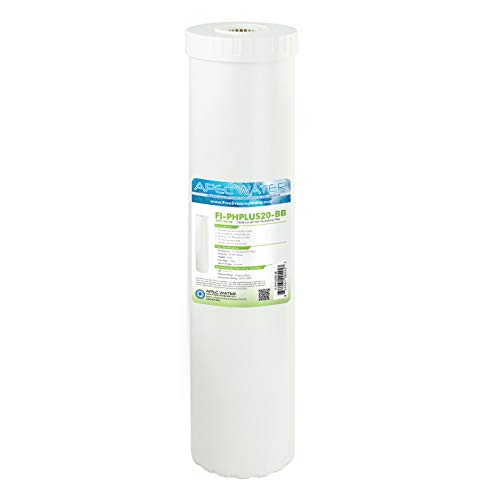 APEC Water Systems FI-PHPLUS20-BB 20” Whole House Alkaline Calcium Mineral Replacement Water Filter pH+