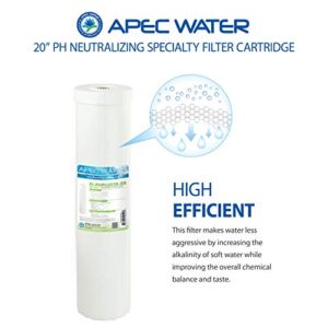 APEC Water Systems FI-PHPLUS20-BB 20” Whole House Alkaline Calcium Mineral Replacement Water Filter pH+