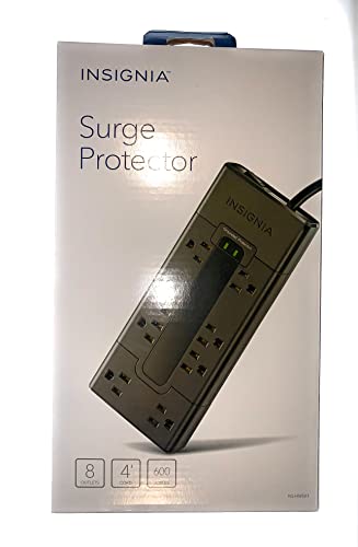 Insignia - 8-Outlet Surge Protector