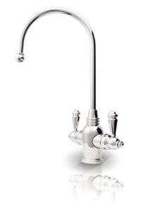 apec instant hot and cold reverse osmosis drinking water dispenser faucet chrome (arlington faucet-hc-arl-cm)