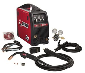 firepower 1444-0871 mst 180i 3-in-1 mig, stick and tig welding system, 180 amp max output, 1/4" max plate thickness, 50/60 hertz, 9,000 watt generator, 208/230 vac