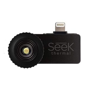 seek thermal compact - all-purpose thermal imaging camera for ios , black - lw-aaa