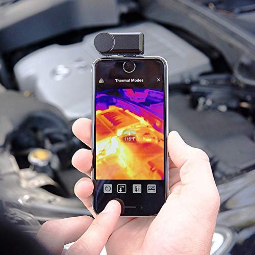 Seek Thermal Compact - All-Purpose Thermal Imaging Camera for iOS , Black - LW-AAA