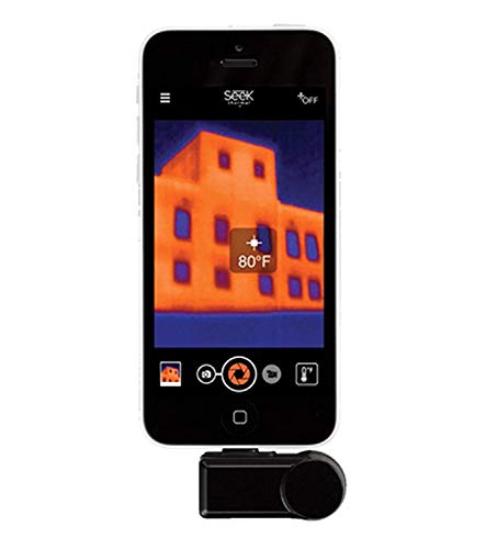 Seek Thermal Compact - All-Purpose Thermal Imaging Camera for iOS , Black - LW-AAA