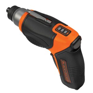 BLACK+DECKER 4V MAX* Cordless Screwdriver with Picture-Hanging Kit (BDCS40BI)