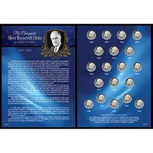 complete silver roosevelt dime collection 1946-1964